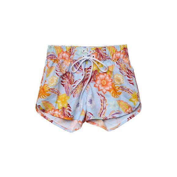 Snapper Rock | Swim | Snapper Rock Girls Boho Tropical Board Short Blue ...